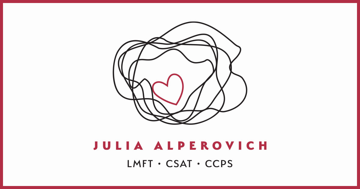 Julia Alperovich Marriage and Family Therapist Julia Alperovich Marriage and Family Therapist